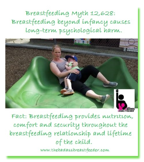 Myth The Badass Breastfeeder